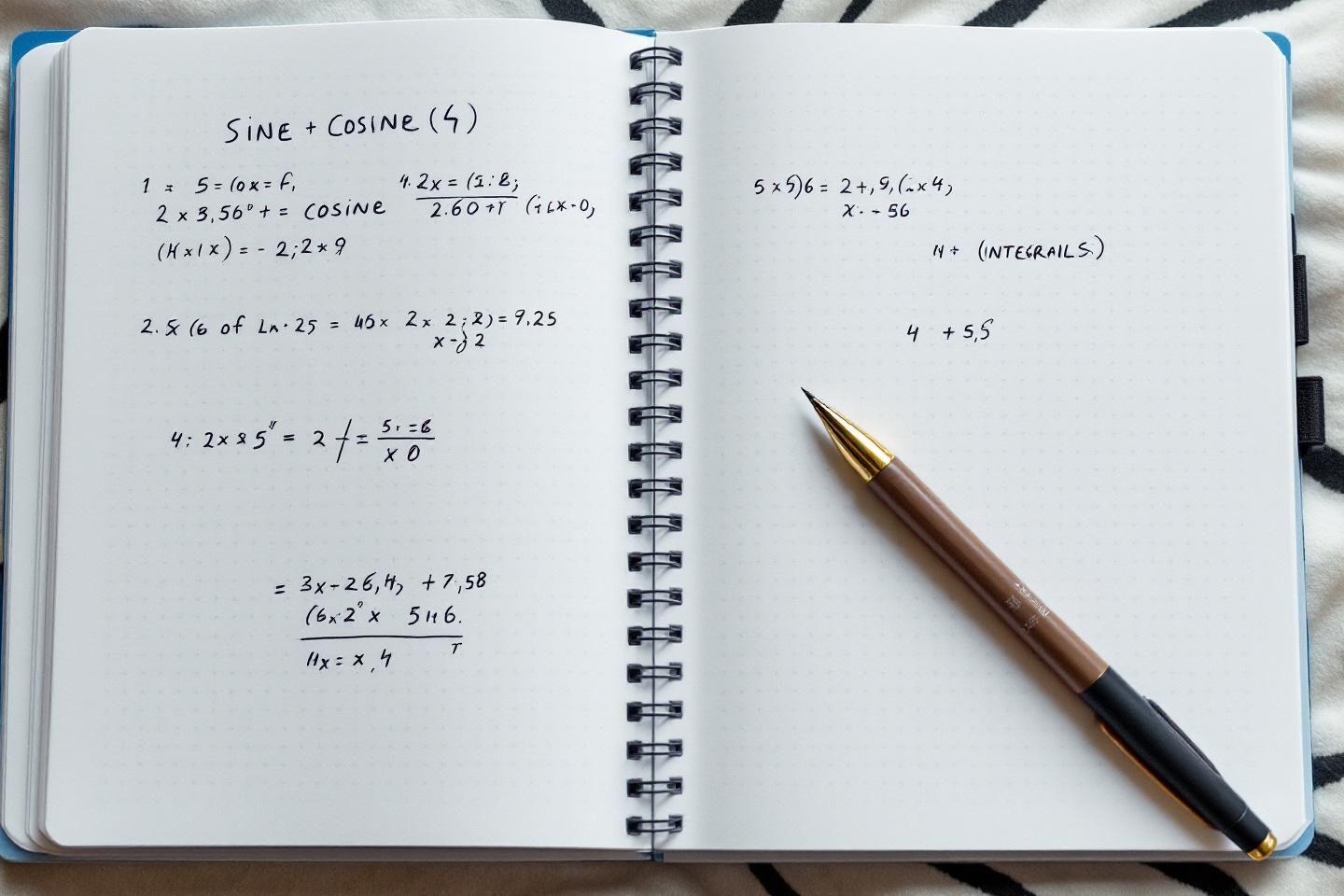 Primitives de cosinus et sinus : exercices corrigés – Math School